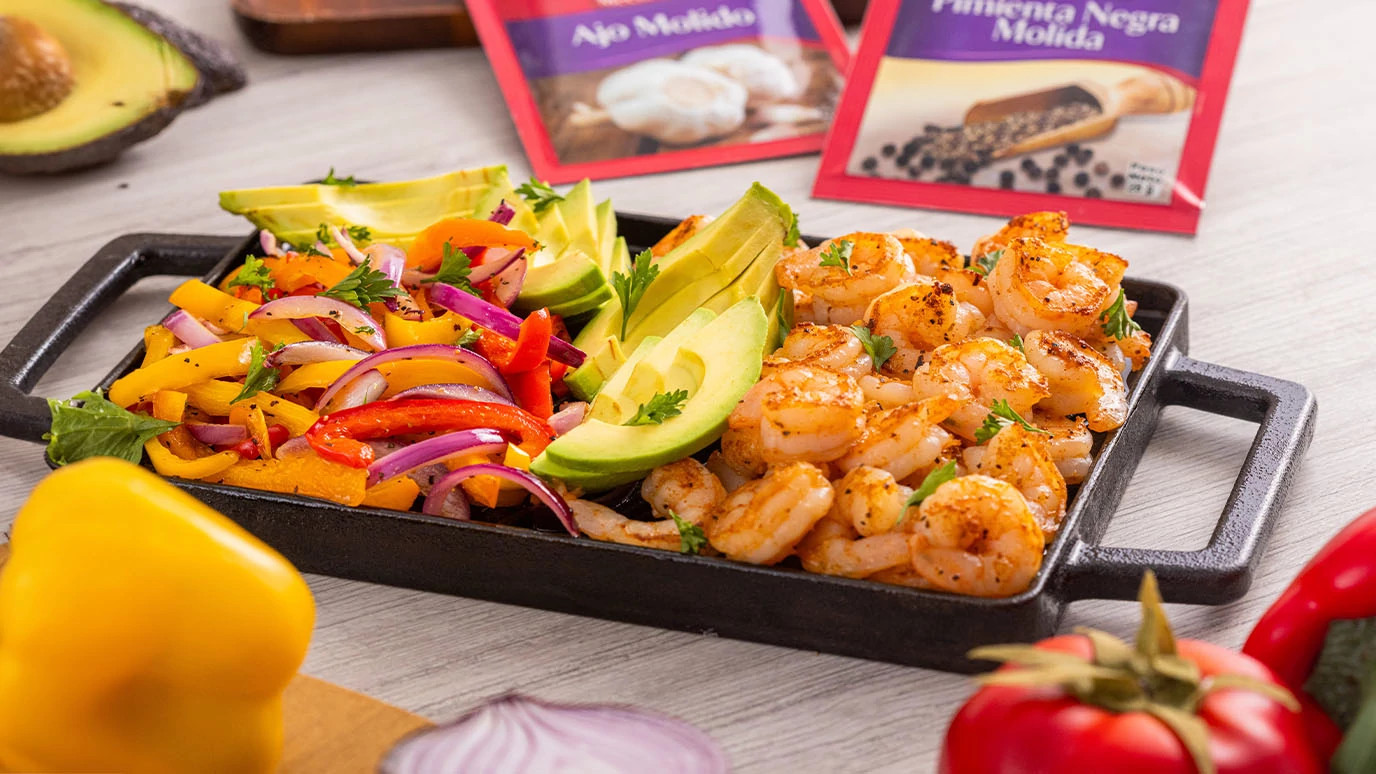 Fajitas de Camarón | Centro y Sur América